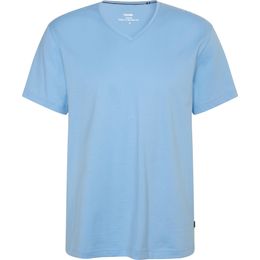 Calida Remix Shirt, Modern Fit, V-Ausschnitt, für Herren, blau, S