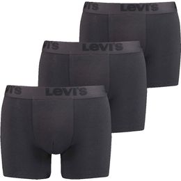 Levi's Levi's® Unterhose, 3er Pack, hoher Baumwoll-Anteil, Logo-Bund, für Herren, schwarz, XXL
