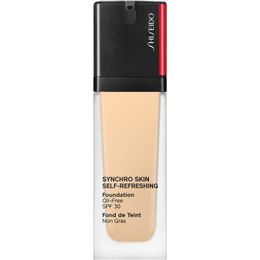 Shiseido Synchro Skin Self-refreshing Foundation Spf 30, Gesichts Make-up, foundation, Fluid, beige (210 BIRCH), langanhaltend/natürlich, Deckkraft: Mittel,