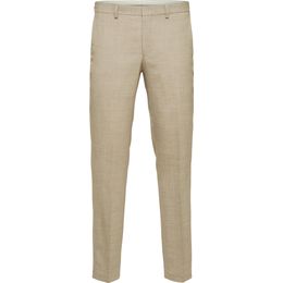 Selected Anzughose, Slim-Fit, für Herren, beige, 52