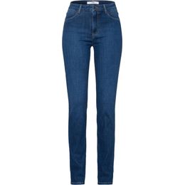 Brax Jeans, Slim-Fit, Used-Look, für Damen, blau, 46