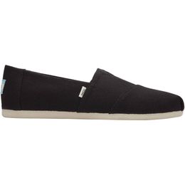 Toms Shoes TOMS Espadrilles, Elastikeinsatz, Logo-Patch, für Damen, schwarz, 38