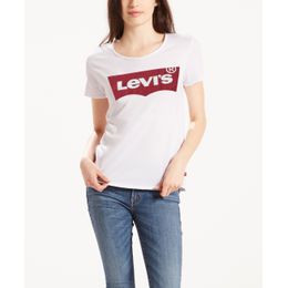 Levi's Levi's® T-Shirt, Front-Print, Rundhals-Ausschnitt, für Damen, weiß, XL
