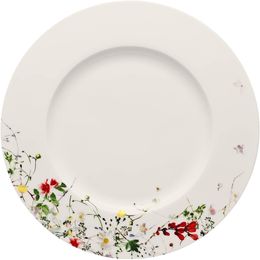 Rosenthal Speiseteller "Brillance Fleurs Sauvages", Ø 28 cm, weiß