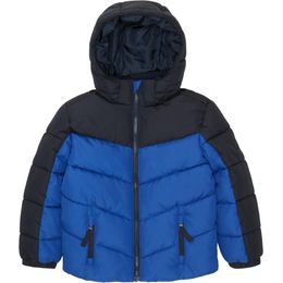 Tom Tailor Steppjacke, Kapuze, Reißverschlusstaschen, für Kinder, blau, 92/98