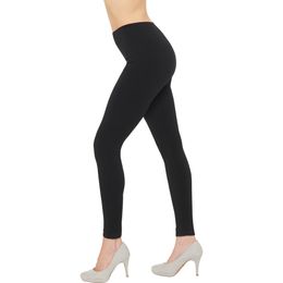 Wolford Leggings "Aurora", Skinny-Fit, für Damen, schwarz, L