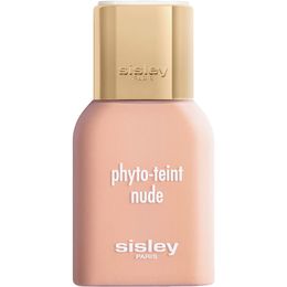 Sisley Phyto-teint Nude Foundation, Gesichts Make-up, foundation, Fluid, beige (1C PETAL), natürlich/satin/strahlend, Deckkraft: Leicht,