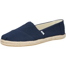 Toms Shoes TOMS Espadrilles, Textil, Schlupfform, für Damen, blau, 36