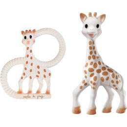 Sophie la Girafe® Geschenk-Set Giraffe und Beißring, beige