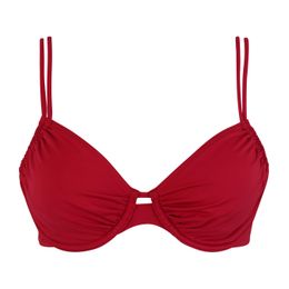 Sunflair® Bikini Oberteil, Bügel, schnelltrocknend, für Damen, rot, 38C