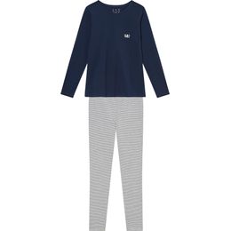 Sanetta Schlafanzug, 2-teilig, für Kinder, blau, 152