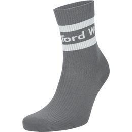 Wolford Socken, gerippt, für Damen, grau, 38-39