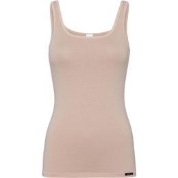 Skiny® Advantage Cotton Unterhemd, 2er-Pack, U-Ausschnitt, für Damen, beige, 42