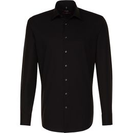 Seidensticker Smart Essentials Business-Hemd, Regular-Fit, für Herren, schwarz, 43