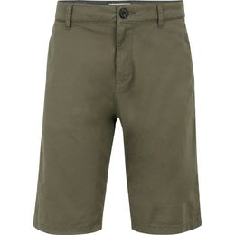 Tom Tailor Chino-Bermudas, Slim Fit, für Herren, grün, 34