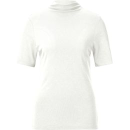 Rich & Royal rich&royal Shirt, Taillierter Schnitt, Kurzarm, für Damen, weiß, XL