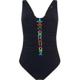 Sunflair® Badeanzug, breite Träger, für Damen, schwarz, 46