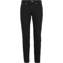 Calvin Klein Jeans Jeanshose, Knöchellang, Slim-Fit, für Herren, schwarz, 34/32