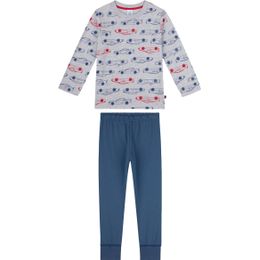 Sanetta Schlafanzug, Langarm, für Kinder, blau, 116