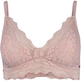 Skiny® Wonderfulace Triangel-BH, bügellos, florale Spitze, für Damen, rosa, 70C