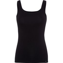 Skiny® Advantage Cotton Unterhemd, 2er-Pack, U-Ausschnitt, für Damen, schwarz, 44