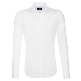 Seidensticker Business-Hemd, Tailored Fit, Baumwolle, bügelfrei, für Herren, weiß, 45