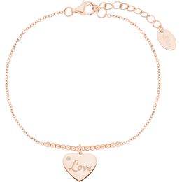 s.Oliver Damen Armband "2031419", 925er Silber, roségold