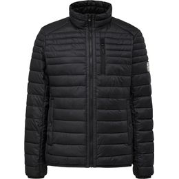 s.Oliver Steppjacke, Stehkragen, für Herren, schwarz, S