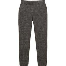 Tom Tailor Chino, Tapered Fit, Glencheck Muster, für Damen, grau, 42/28