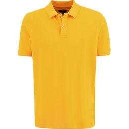 Fynch-Hatton® Poloshirt, Straight, Stickerei, für Herren, gelb, L