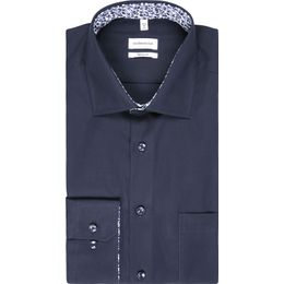 Seidensticker Businesshemd, Regular Fit, für Herren, blau, 42