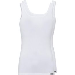 Skiny® Advantage Cotton Unterhemd, 2er-Pack, U-Ausschnitt, für Damen, weiß, 42