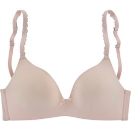 s.Oliver Camille Soft-BH, bügellos, Spitze, für Damen, rosa, 70B