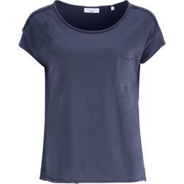 Marc O'Polo Marc O'Polo DENIM T-Shirt, Rundhals, Brusttasche, für Damen, blau, M