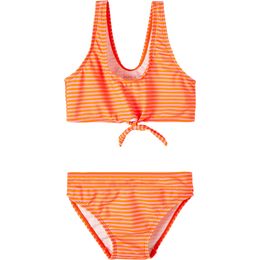 name it® Bikini, Schleife, für Kinder, orange, 158/164