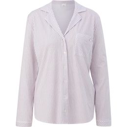 s.Oliver Schlafshirt, Regular-Fit, Reverskragen, für Damen, rot, 44/46