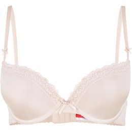 s.Oliver Push-up BH, herausnehmbare Pads, Spitze, für Damen, beige, 75C