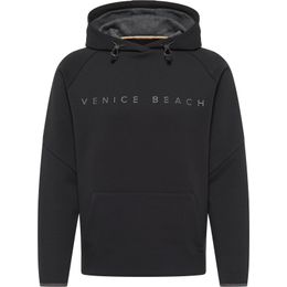 Venice Beach Hoodie "Lennox", Logo-Print, Durchgrifftasche, für Herren, schwarz, M