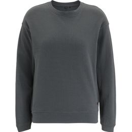 Venice Beach Sweatshirt "Kehlani", strukturiertes Material, für Damen, grau, XL