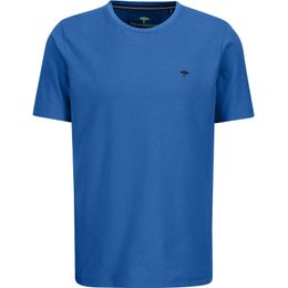 Fynch-Hatton® T-Shirt, Pique, Rundhals, Baumwolle, für Herren, blau, XL