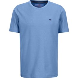 Fynch-Hatton® T-Shirt, Pique, Rundhals, Baumwolle, für Herren, blau, M