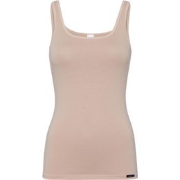 Skiny® Advantage Cotton Unterhemd, 2er-Pack, U-Ausschnitt, für Damen, beige, 40