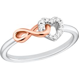 s.Oliver Damen Ring "Infinity 20325", 925er Silber, roségold