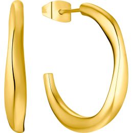 s.Oliver Damen Creolen "2033900", Edelstahl, gold