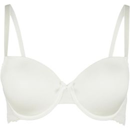 s.Oliver Schalen-BH, Spitze, Schleifchen, für Damen, beige, 85D