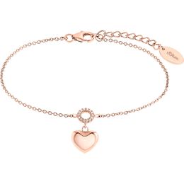 s.Oliver Damen Armband "2032597", 925er Silber, roségold