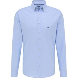 Fynch-Hatton® Freizeithemd, Regular Fit, Langarm, Button-Down-Kragen, für Herren, blau, M