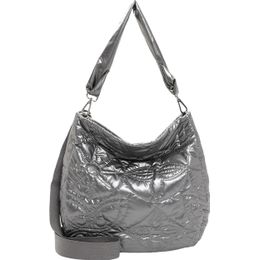 SURI FREY Schultertasche, Polyester, Reißverschluss, für Damen, grau