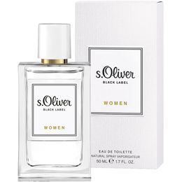 s.Oliver Black Label Women, Eau de Toilette, 50 ml, Damen, fruchtig/blumig, weiß