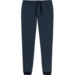 Schiesser Loungehose, lang, für Herren, blau, 56